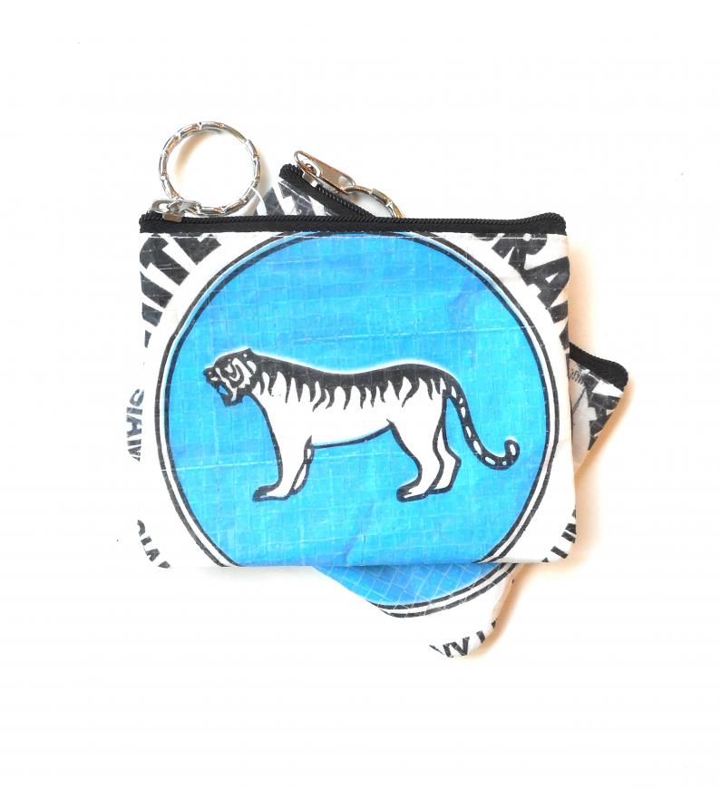 Recycled Coin Purse - Tiger Design – Taronga Zoo Shop
