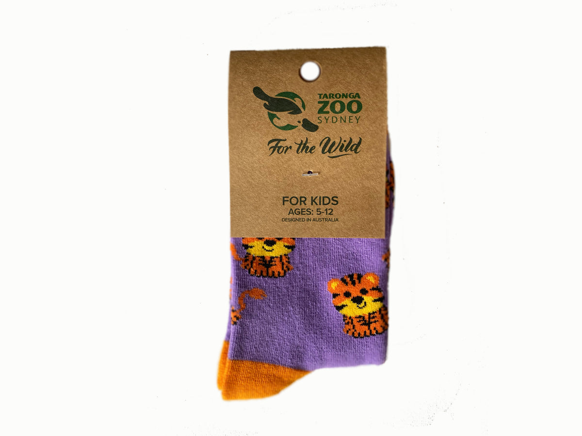 Tiger Kids Socks – Taronga Zoo Shop